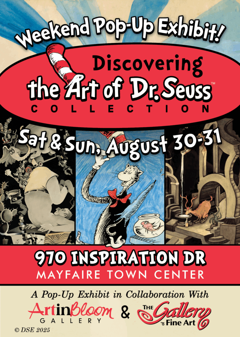 “Discovering the Art of Dr. Seuss” Weekend Pop-Up Exhibit | The Arts ...