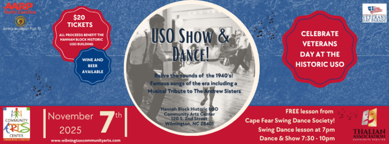 Veterans Day USO Show & Dance | The Arts Council Of Wilmington/NHC